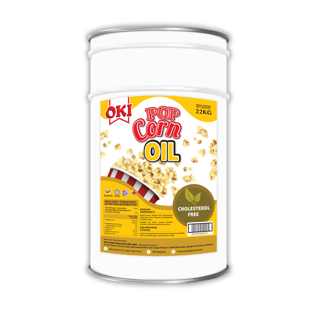 OKI Pop Corn Oil - OKI Malaysia