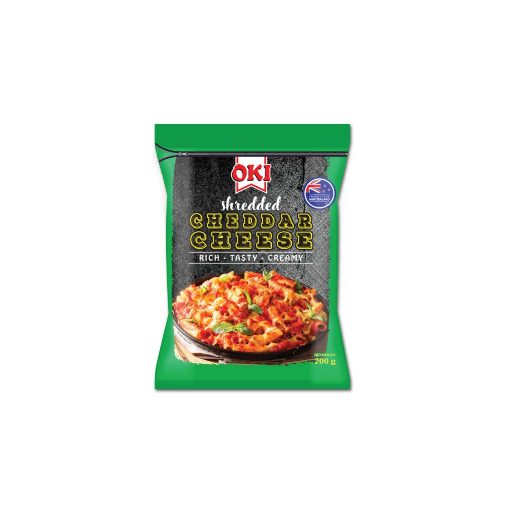 OKI Shredded Cheddar Cheese - OKI Malaysia